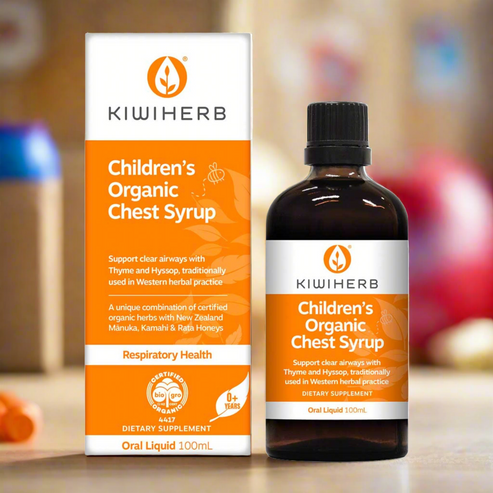 Children’s Organic Chest Syrup Herbal Soothing | Kiwiherb