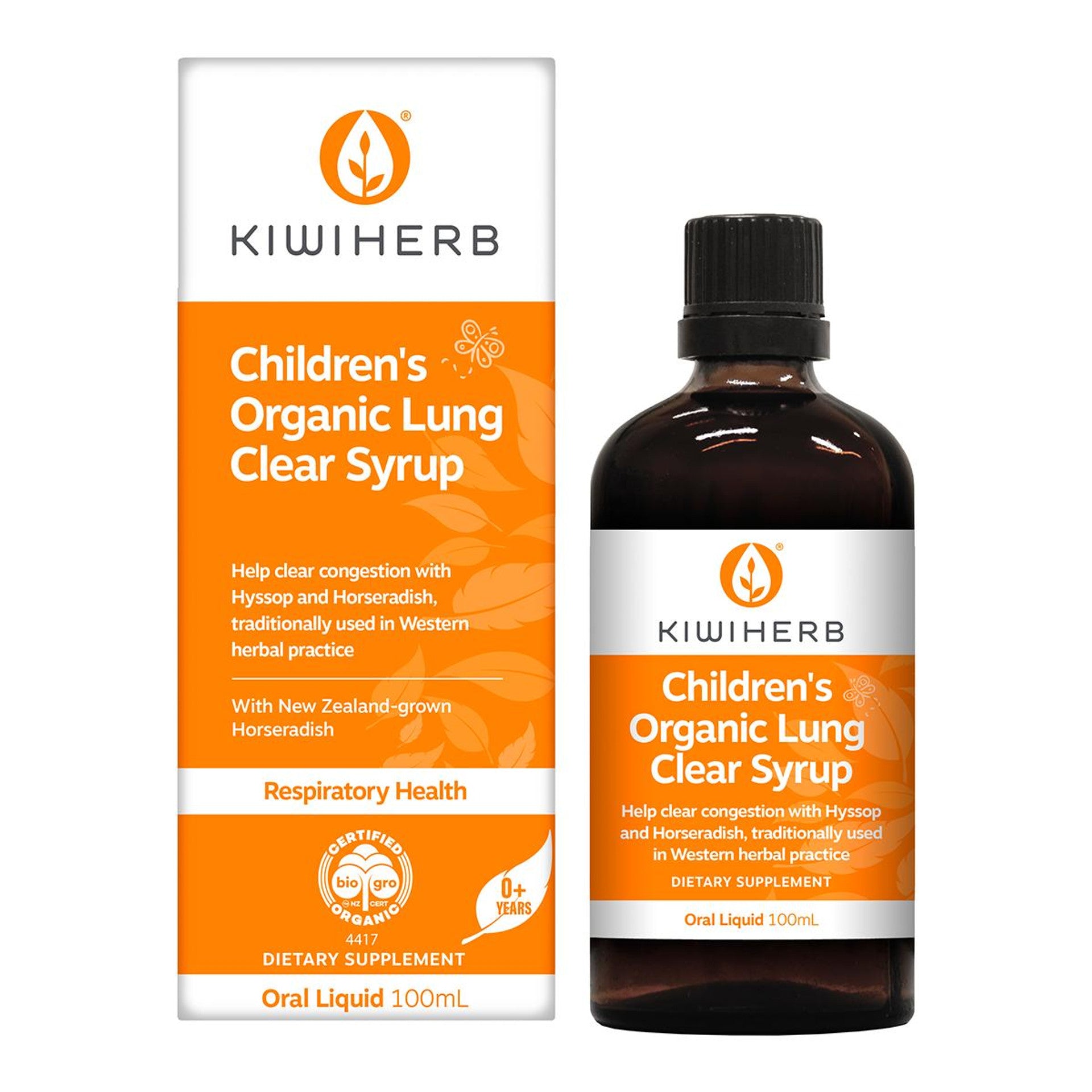 Children’s Organic Lung Clear Syrup – Kiwiherb